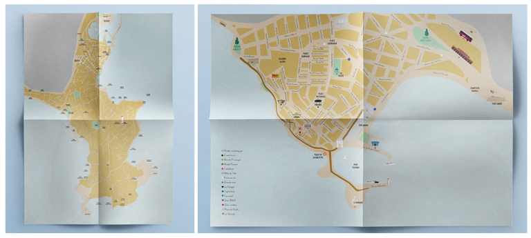 Maps of Antibes | Best-map-of-antibes and cap d'antibes - | Antibes Rental